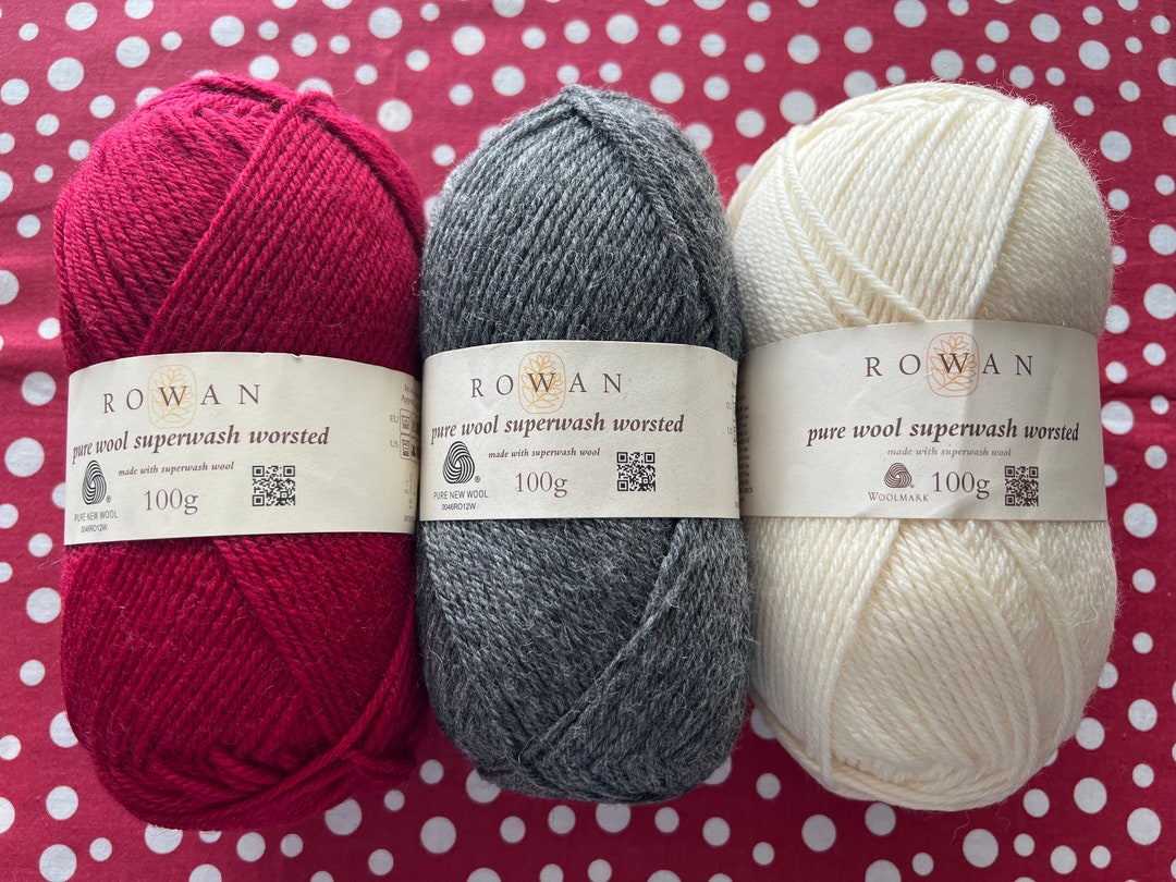 Rowan Pure Wool Superwash Worsted for Arne and Carlos TOMTE Christmas Stocking Yarn Set - Etsy