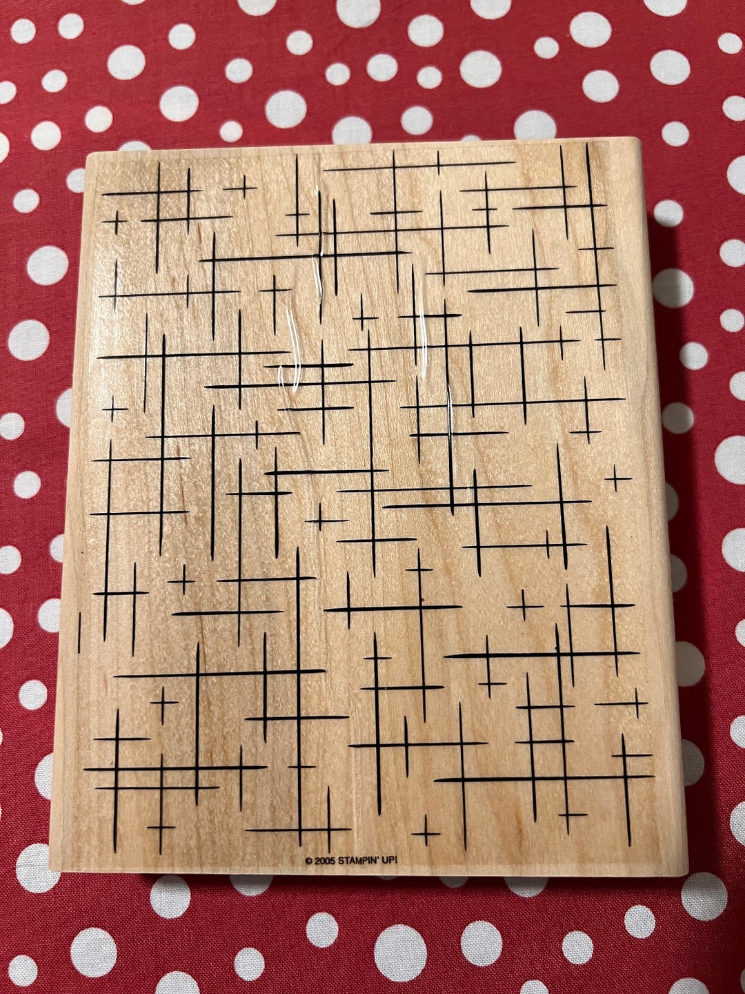 Stampin Up Background Block Stamp - Etsy