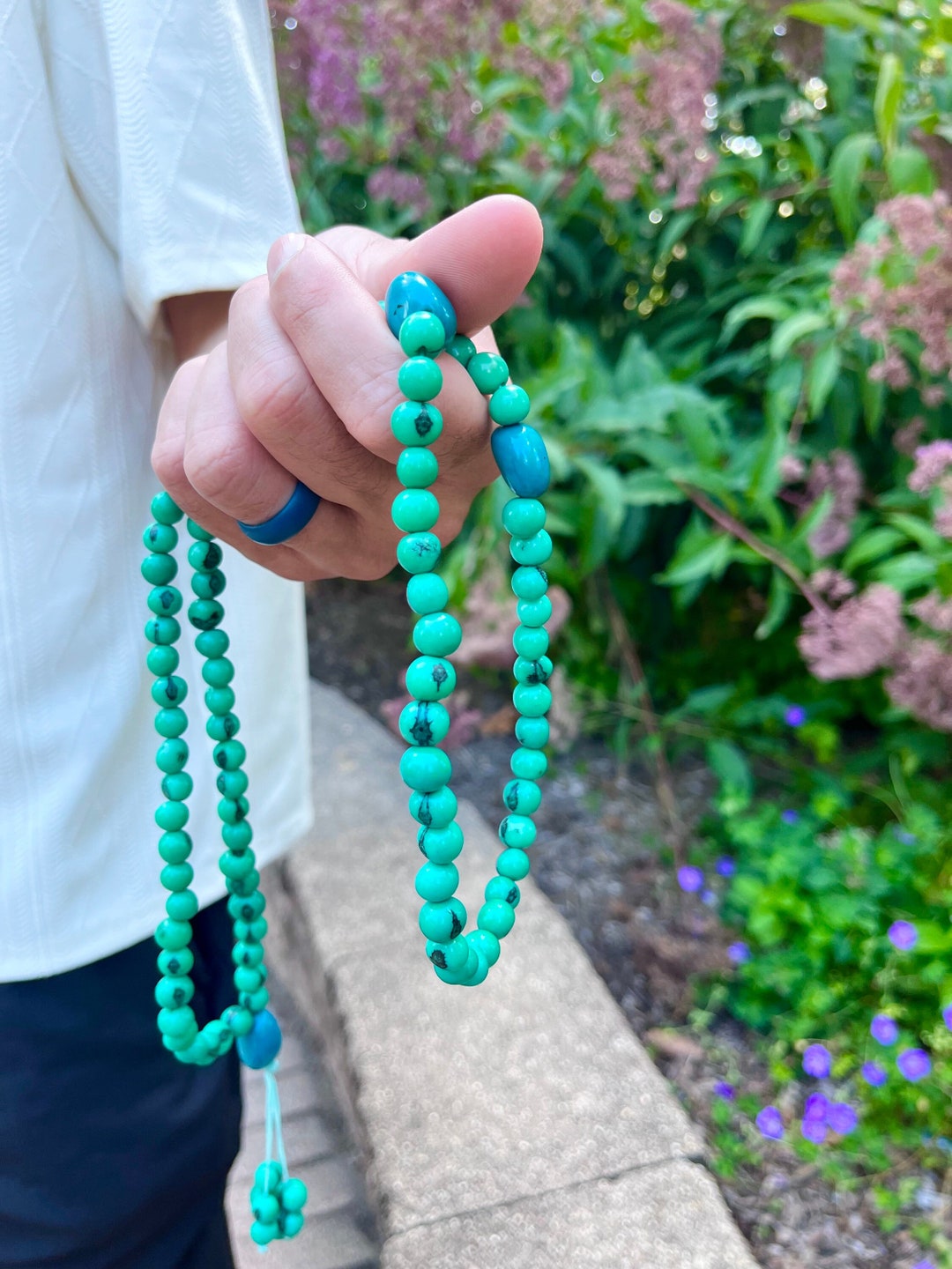 Tasbih Dhikr Prayer Beads Made From Tagua and Açaí in Several Colors - Etsy