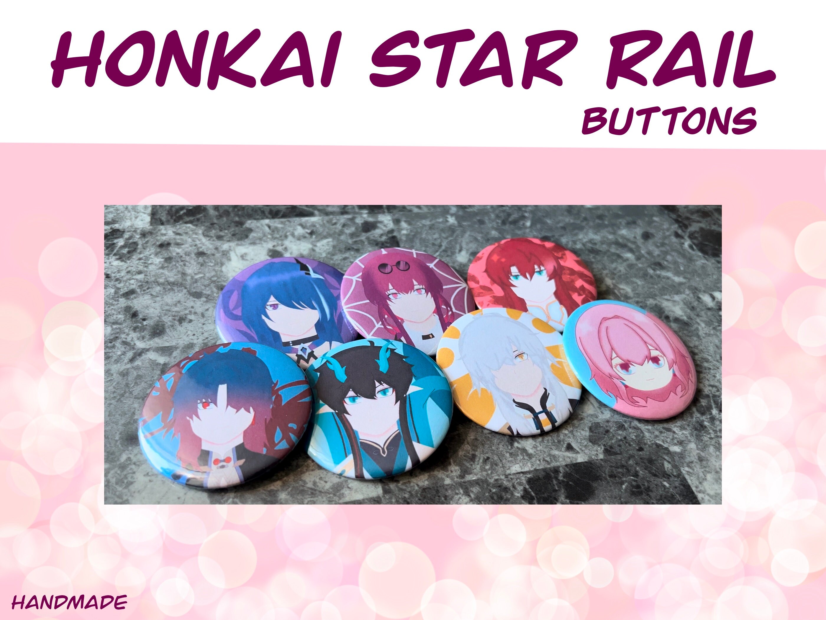 Honkai Star Rail Buttons - Etsy