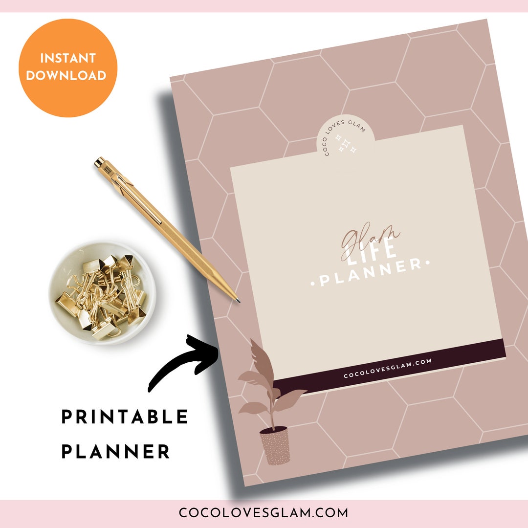 Life Planner Bundle Printable Planner Weekly Meal Planner - Etsy