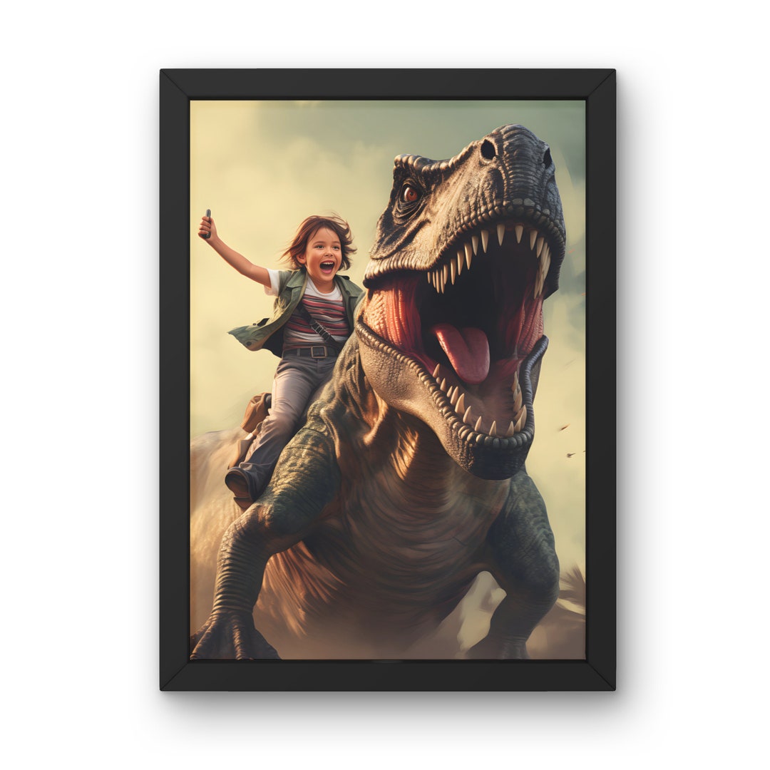 Personalized T Rex Custom Portrait, Custom Portrait From Photo ...