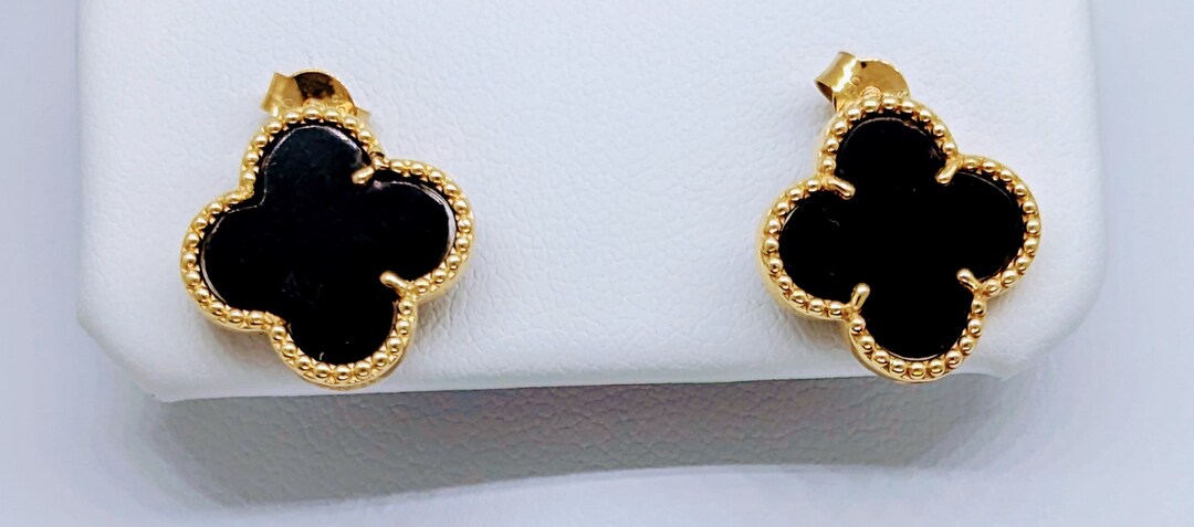 18K High Quality Solid Gold Handmade Earing Elegance - Etsy