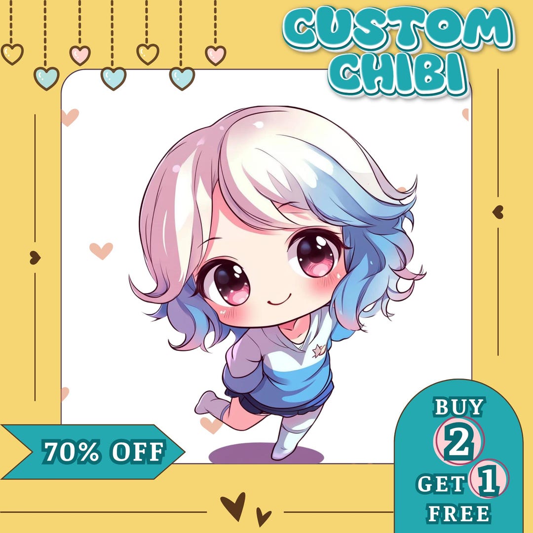 Custom Chibi | Custom Chibi Character | Chibi Art Commission | Chibi ...