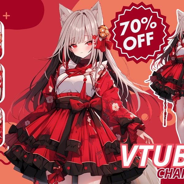 Vtuber Model Female Premade - Etsy