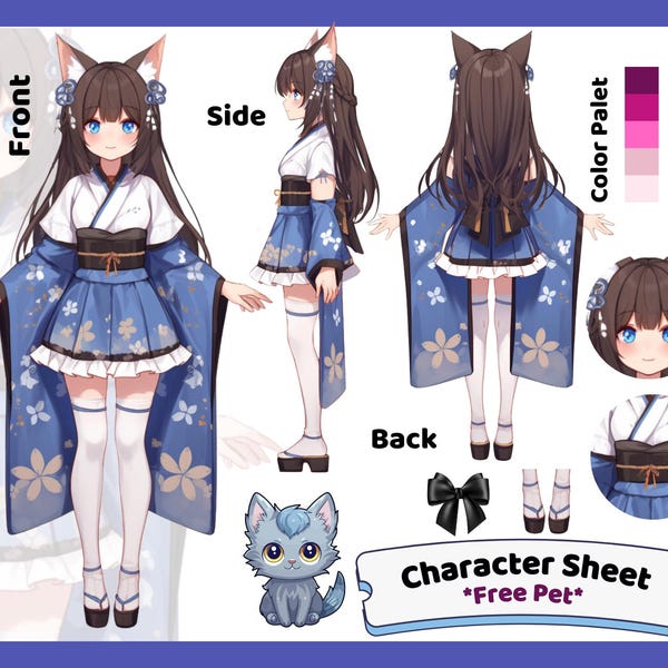 Reference Sheet Anime - Etsy
