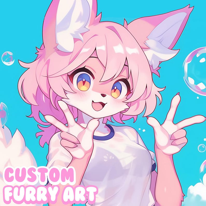 Custom Furry Art Commission | Anime Furry Headshot Icon PFP | Anthro ...