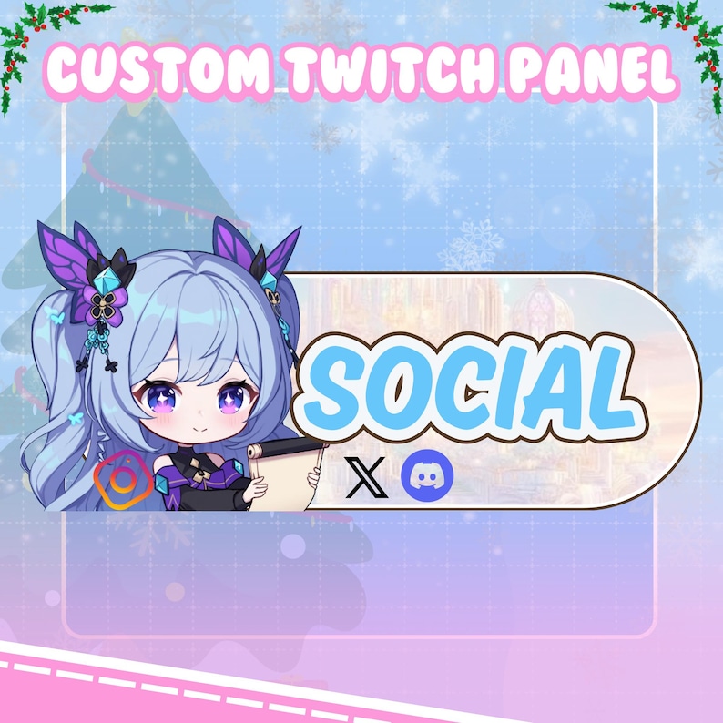 Custom Twitch Panels, Vtuber Panel, Custom Panel Twitch, Anime Panel ...