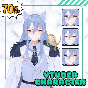Custom Vtuber Model for Commercial Use Vtuber Character Live2d Vtuber ...