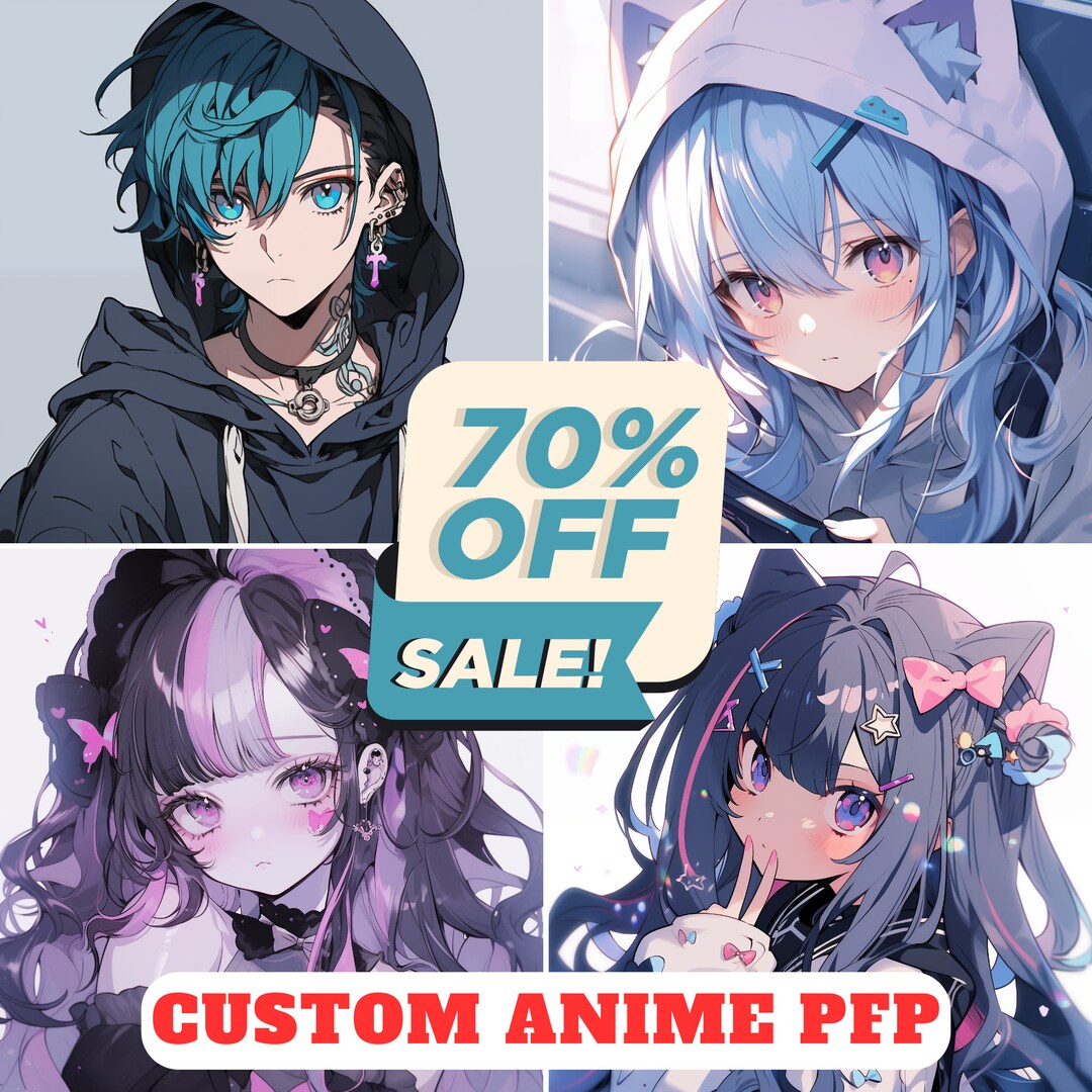 CUSTOM Anime PFP, PFP Commission, Profil Icon, Anime Avatar, Profile ...