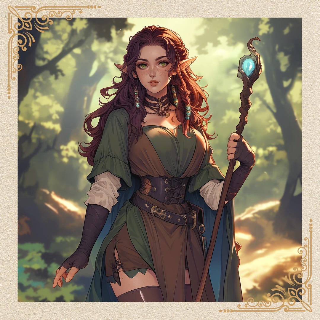 DND, Dnd Character Reference Sheet, Custom DND Character, RPG, Fantasy ...