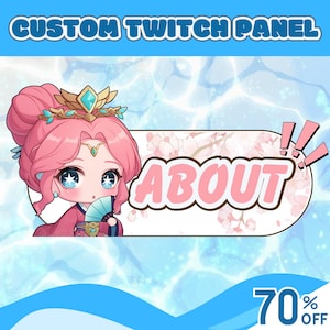 Custom Twitch Panels, Vtuber Panel, Custom Panel Twitch, Anime Panel ...