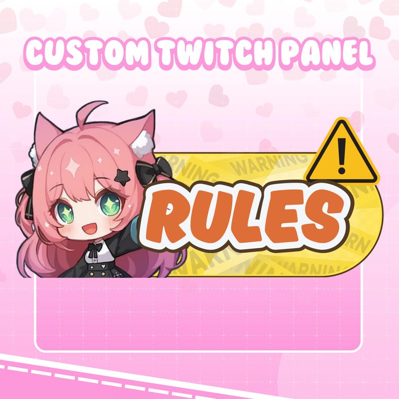 Custom Twitch Panels, Vtuber Panel, Custom Panel Twitch, Anime Panel ...