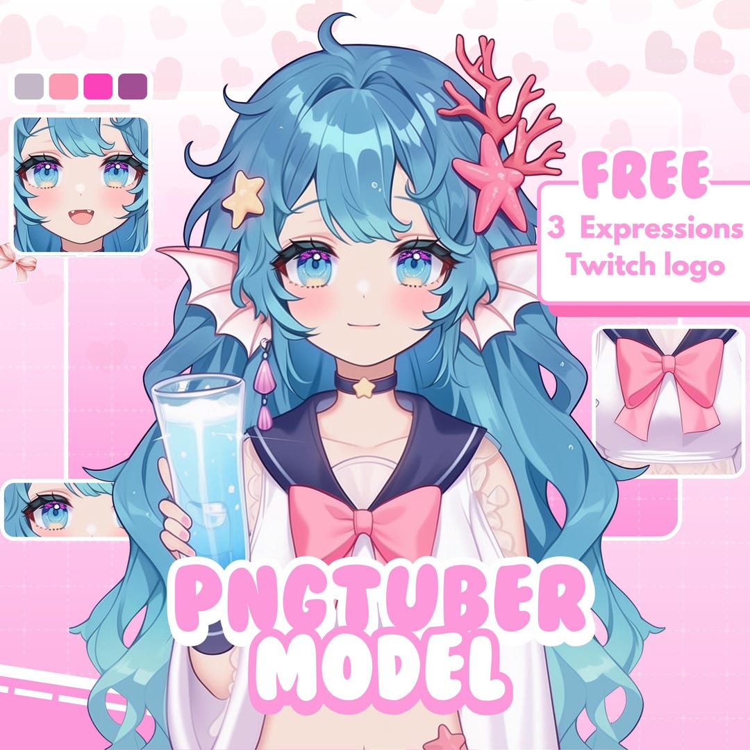 Custom Pngtuber | Pngtuber Commission | Pngtuber Model | Pngtuber ...