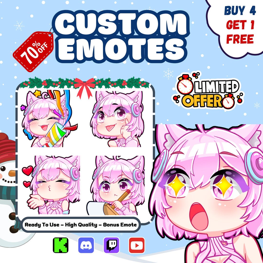 Emotes animados Emotes personalizados Emote Twitch para streamer Emotes ...