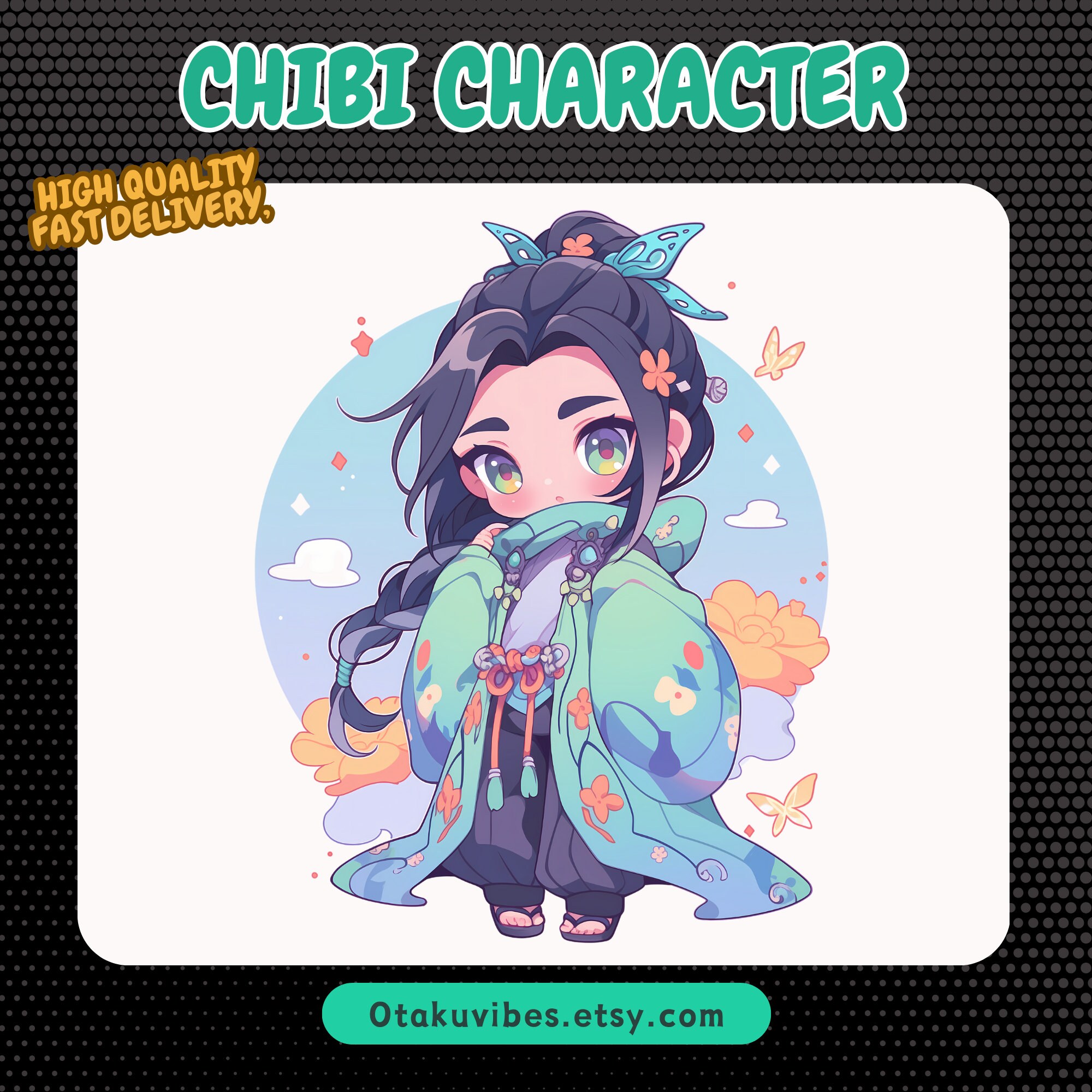 CUSTOM CHIBI, Chibi Character,chibi Emotes, Cute Anime Chibi ...