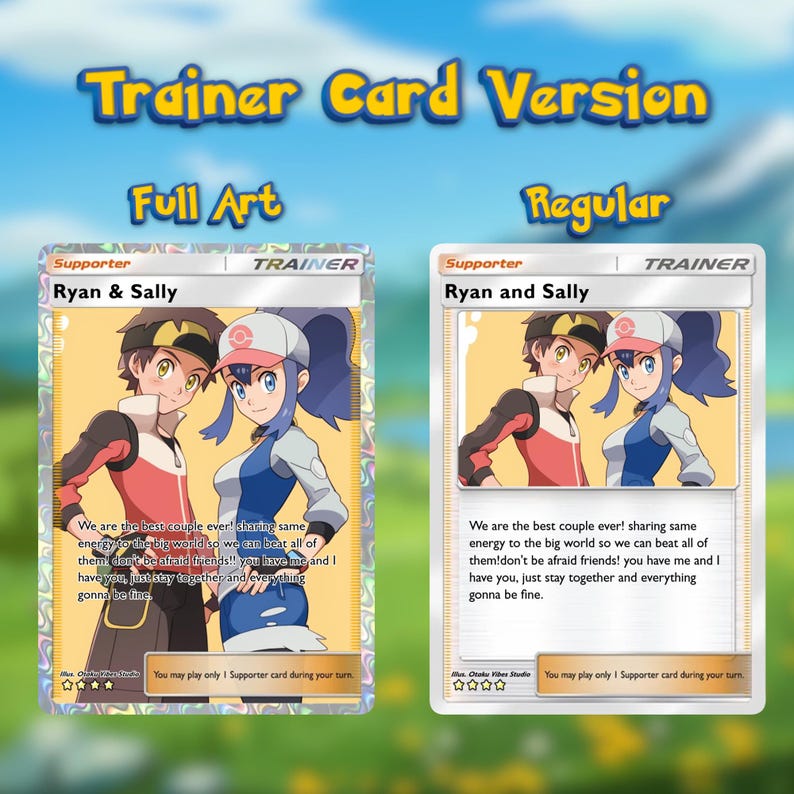 Custom Pokemon Card, Pokemon Card Commission, Pokemon Portrait ...