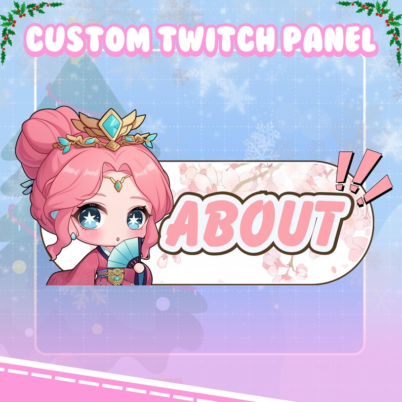 Custom Twitch Panels, Vtuber Panel, Custom Panel Twitch, Anime Panel ...