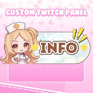 Custom Twitch Panels, Vtuber Panel, Custom Panel Twitch, Anime Panel ...