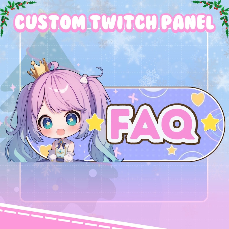 Custom Twitch Panels, Vtuber Panel, Custom Panel Twitch, Anime Panel ...