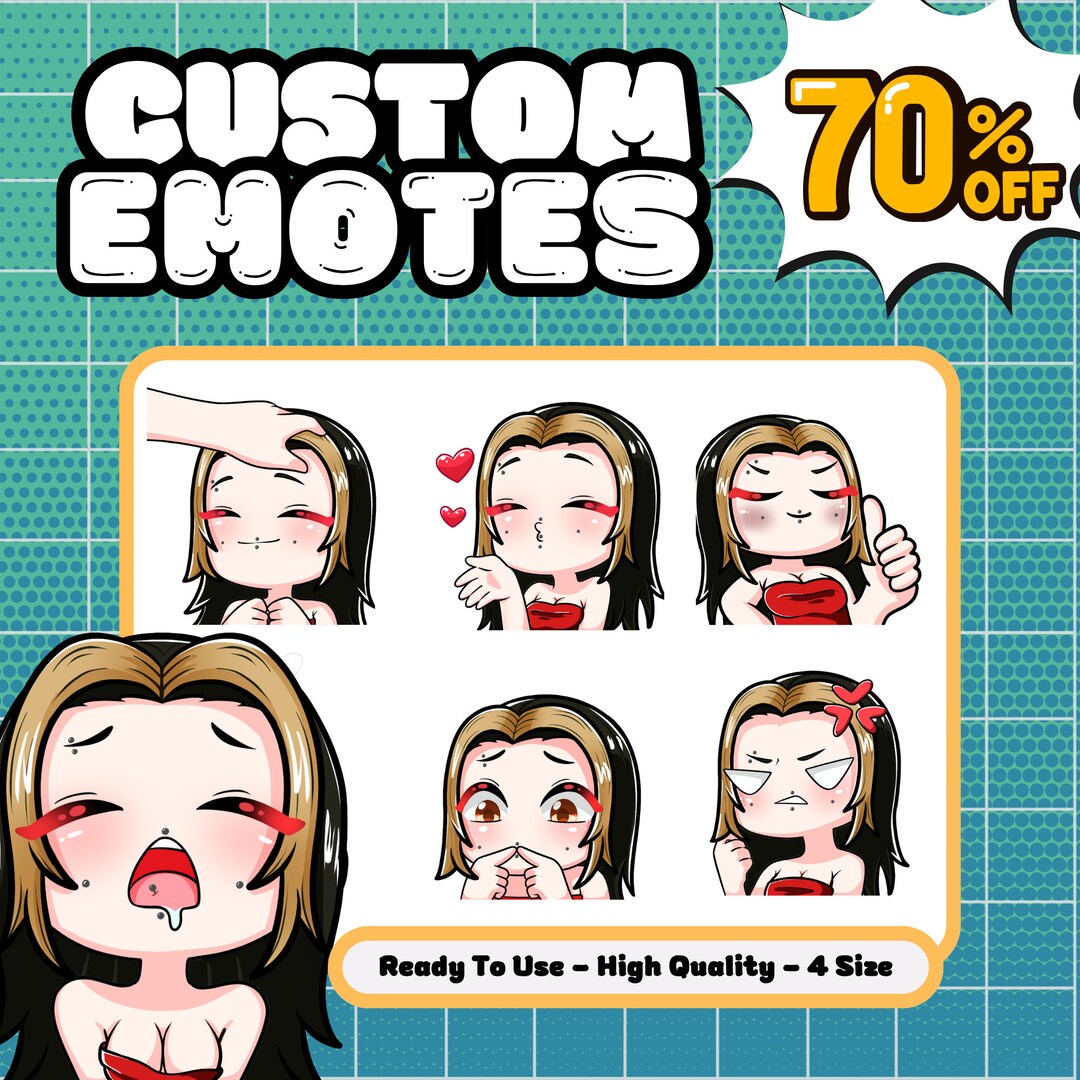 CUSTOM Twitch Emotes, Twitch Emotes, Kick Emotes, Twitch Emoji, Custom ...