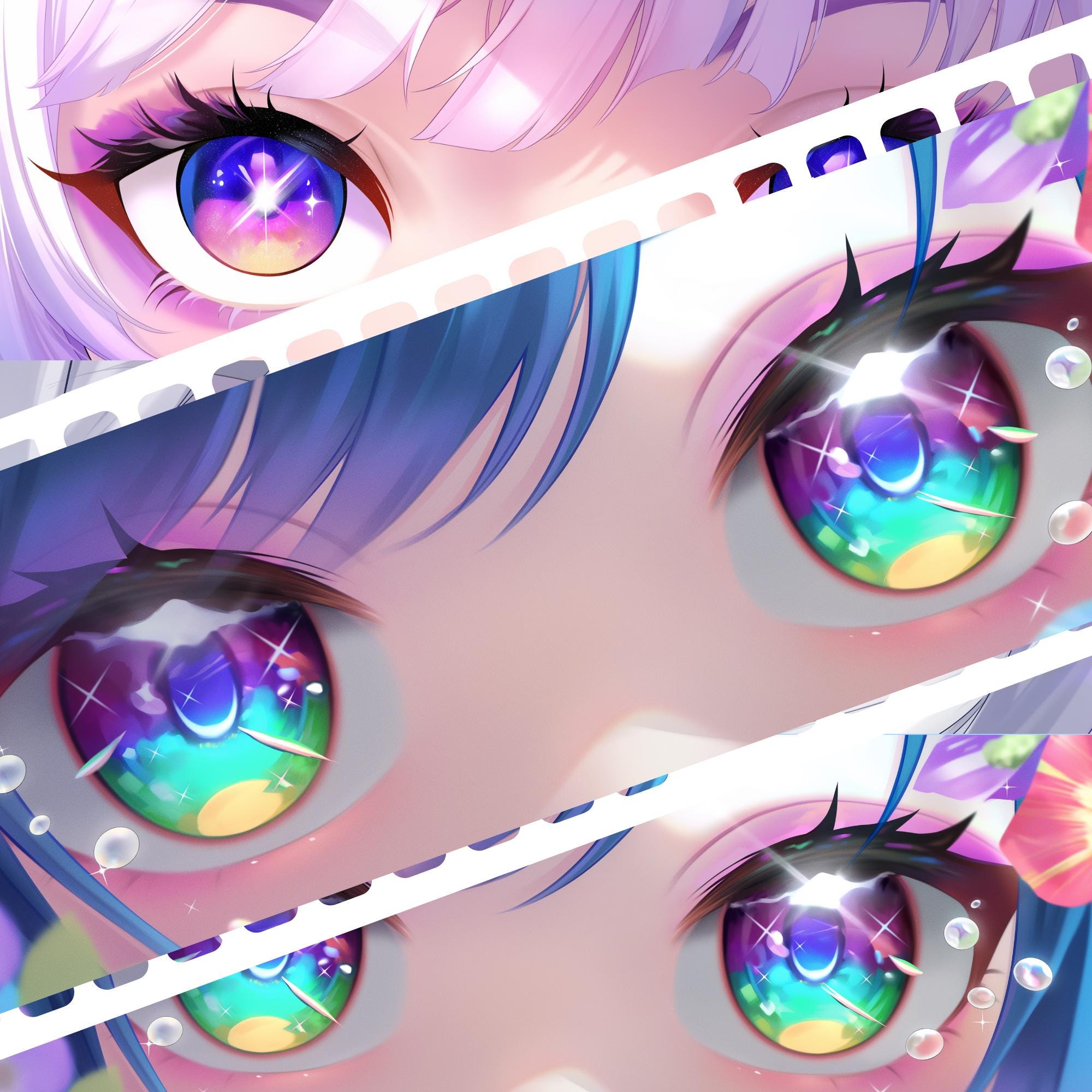 Custom Anime Eye Twitch Banner: Personalized Channel Art - Etsy