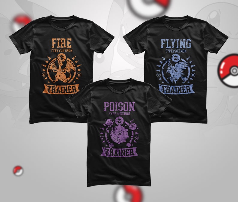 18 Diseños para playeras de Pokémon, vectores de Pokémon, imágenes de ...