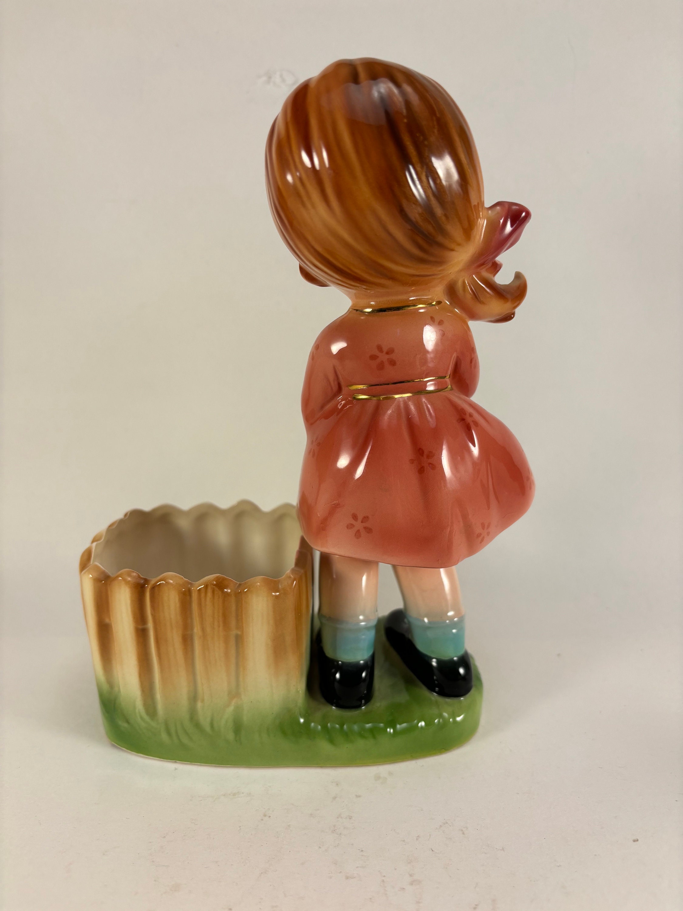 1960's Inarco Planter Girl #E2870 Pink - Etsy