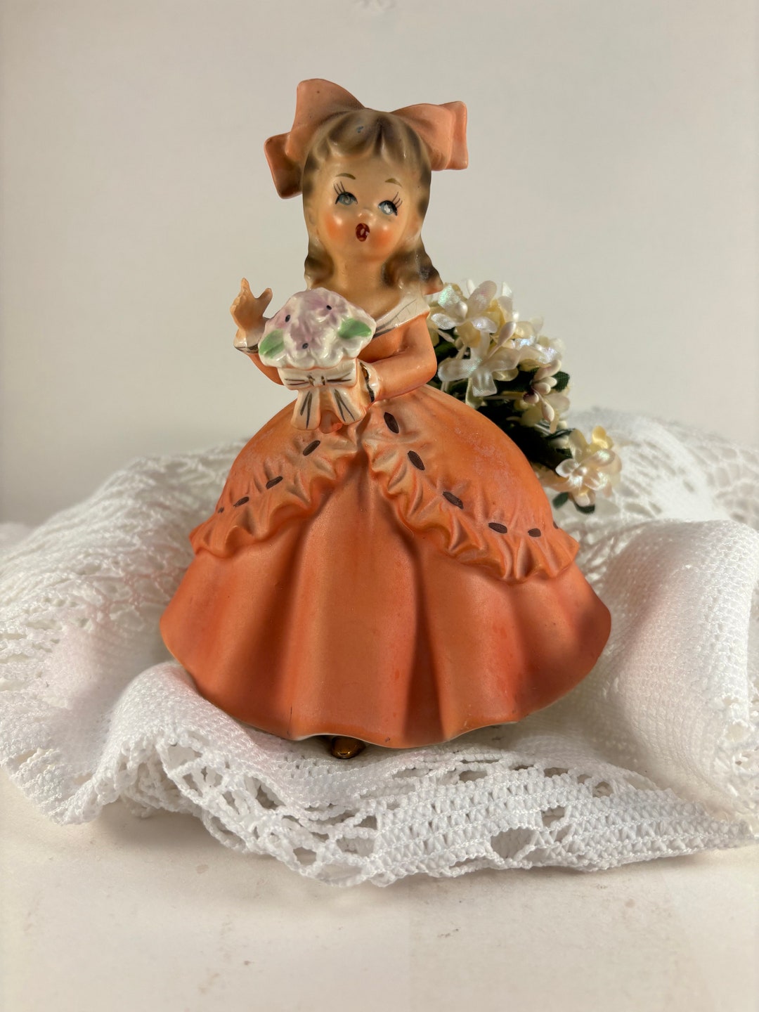 1950's Napcoware Southern Belle Planter Girl #C-6435 - Etsy