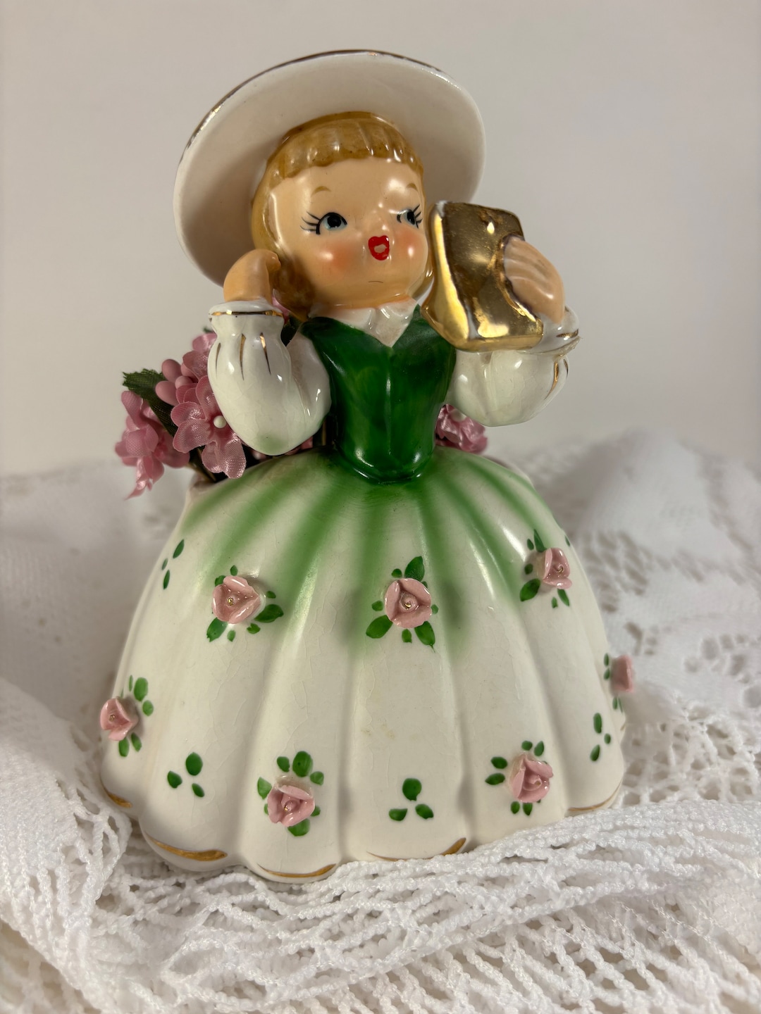1950's Rubens Planter Girl With Mirror - Etsy