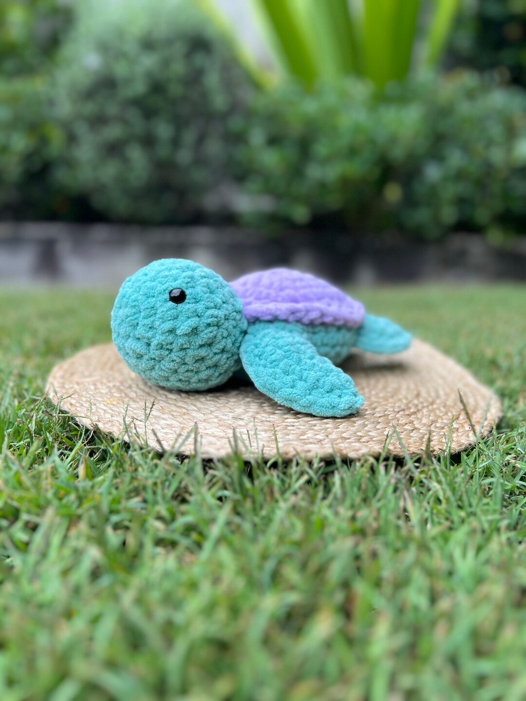 Small Crochet Turtle Plushie - Etsy