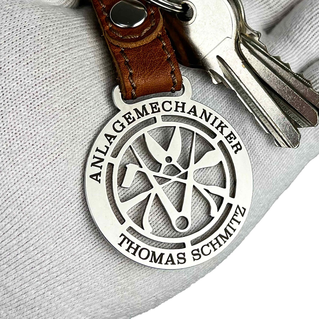 Facility Mechanic Pendant | Craftsman Gift | Personalized Keychain ...