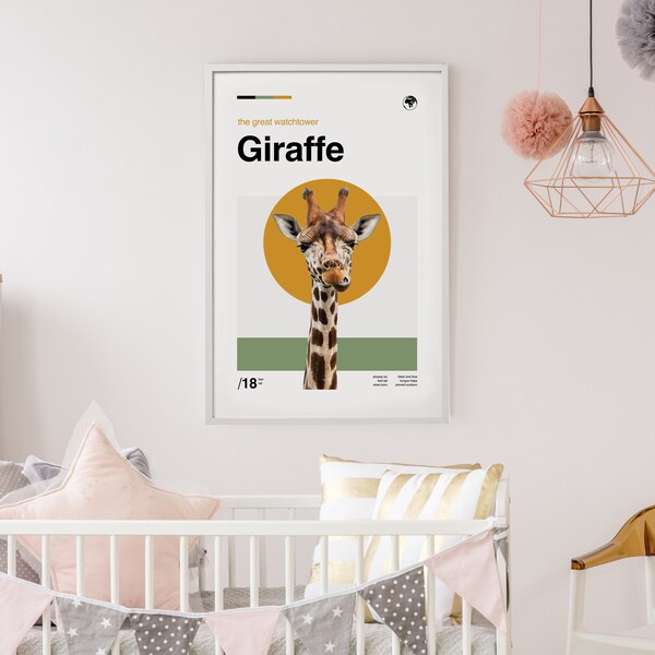 Modern Giraffe - Etsy