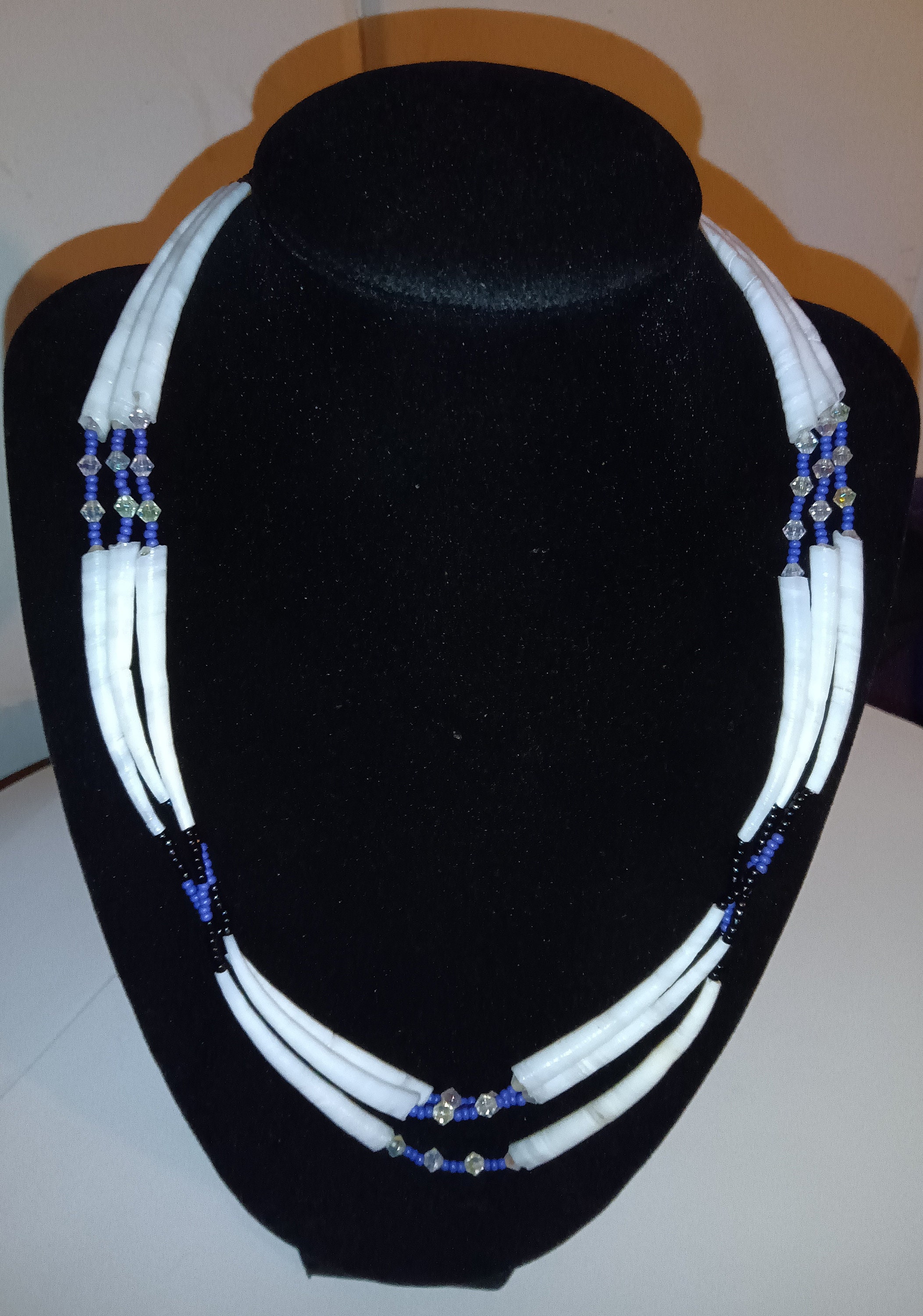 Native American Indian Dentalium Shell Beaded Necklace - Etsy