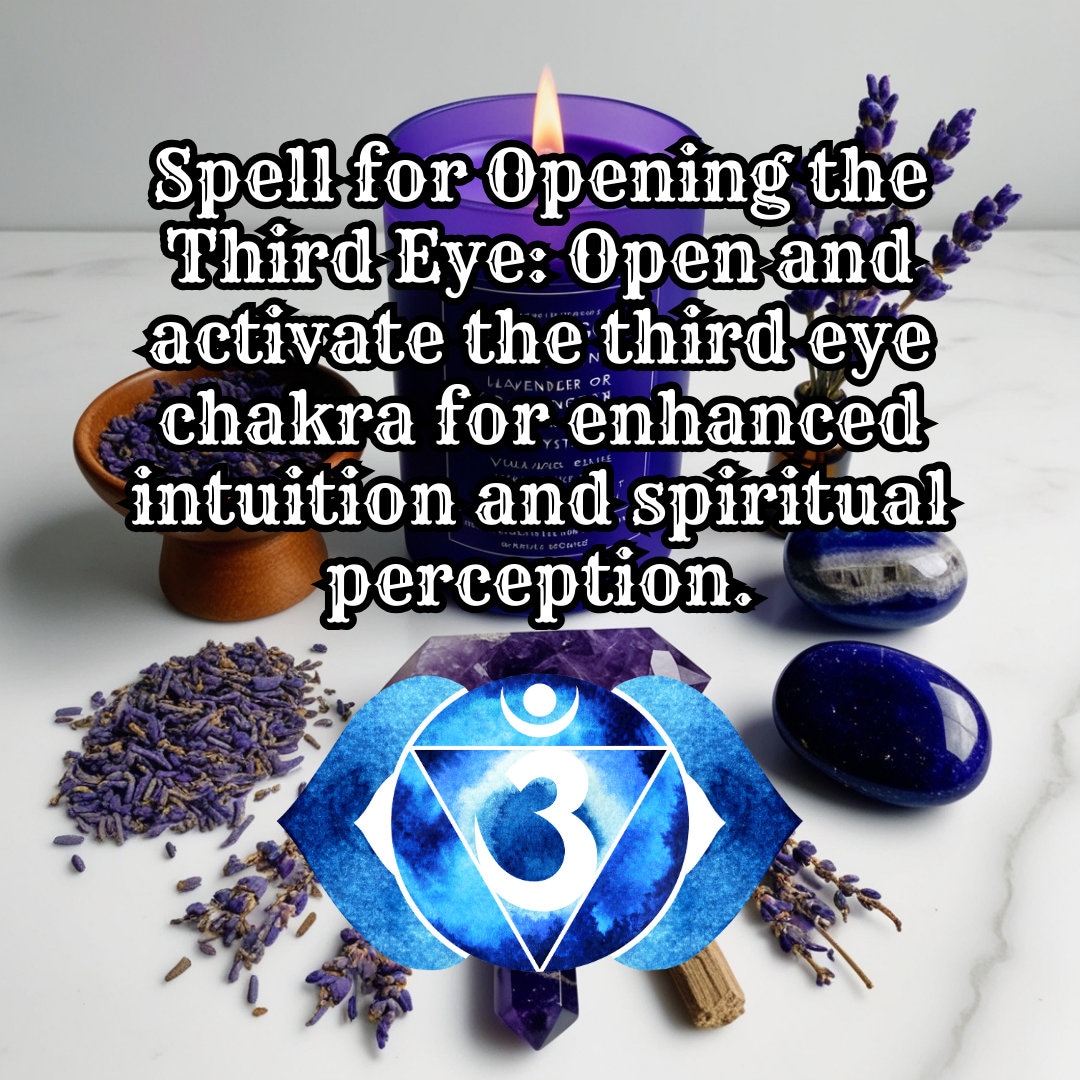 Spell for Opening the Third Eye Activate Intuition & Spiritual ...