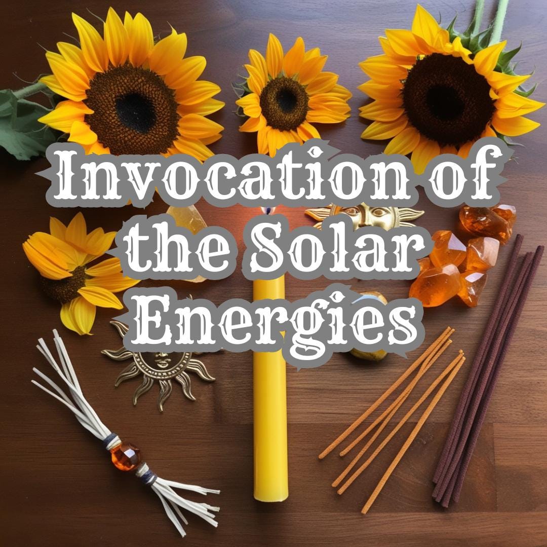 Invocation of the Solar Energies | Invoke Sun's Power for Vitality ...