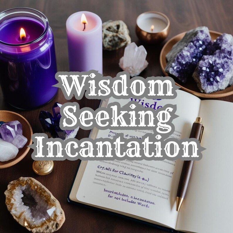 Wisdom Seeking Incantation | Seek Guidance & Insight | Connect With ...