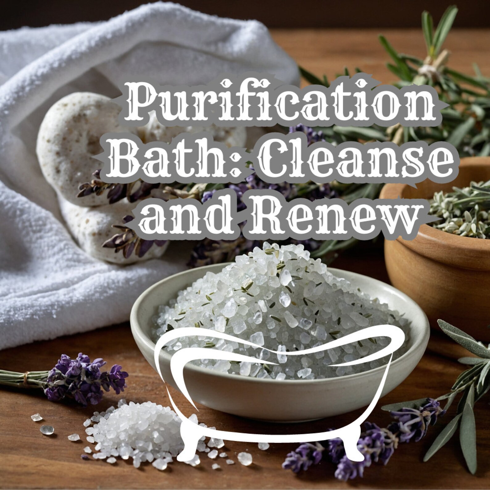 Purification Bath: Cleanse and Renew Ritual Bathing for Cleansing and ...