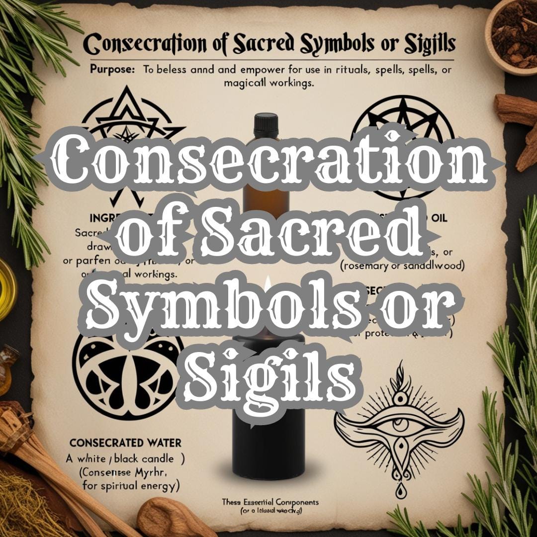 Consecration of Sacred Symbols or Sigils | Bless & Empower Sigils for ...