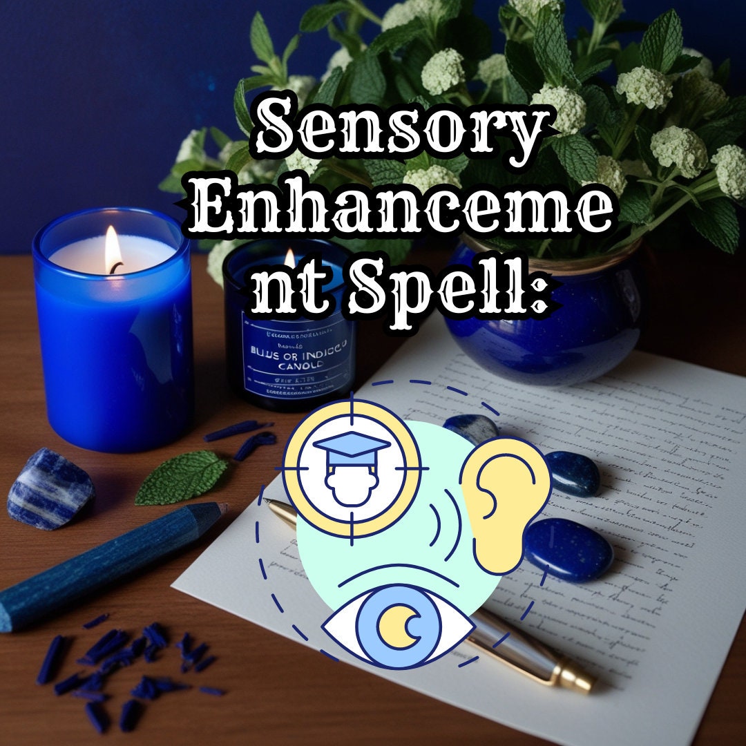 Sensory Enhancement Spell - Heighten Senses, Digital Download, Wiccan ...