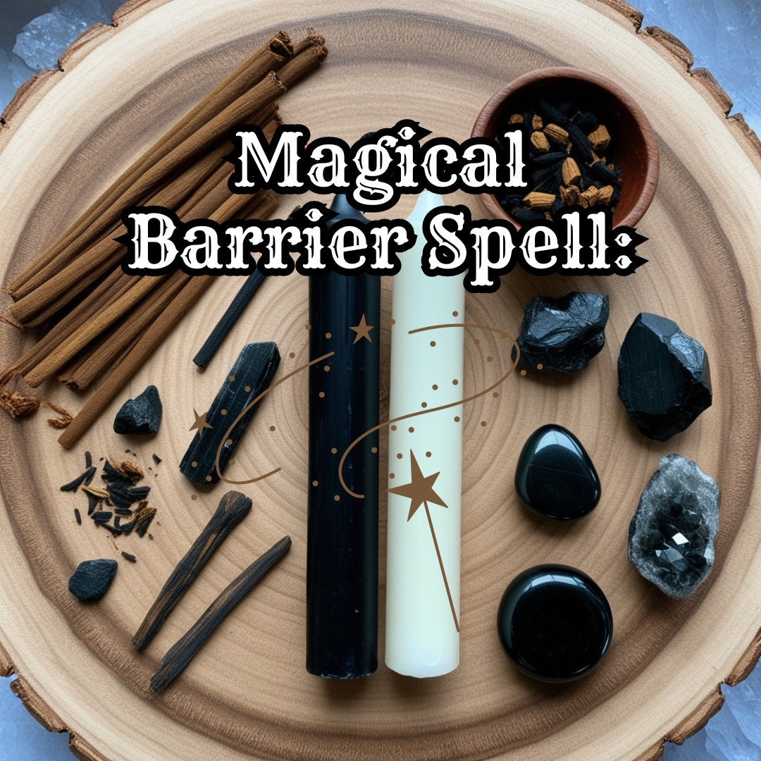 Magical Barrier Spell Create Protective Shield Ward off Negative Energy Protection Ritual ...