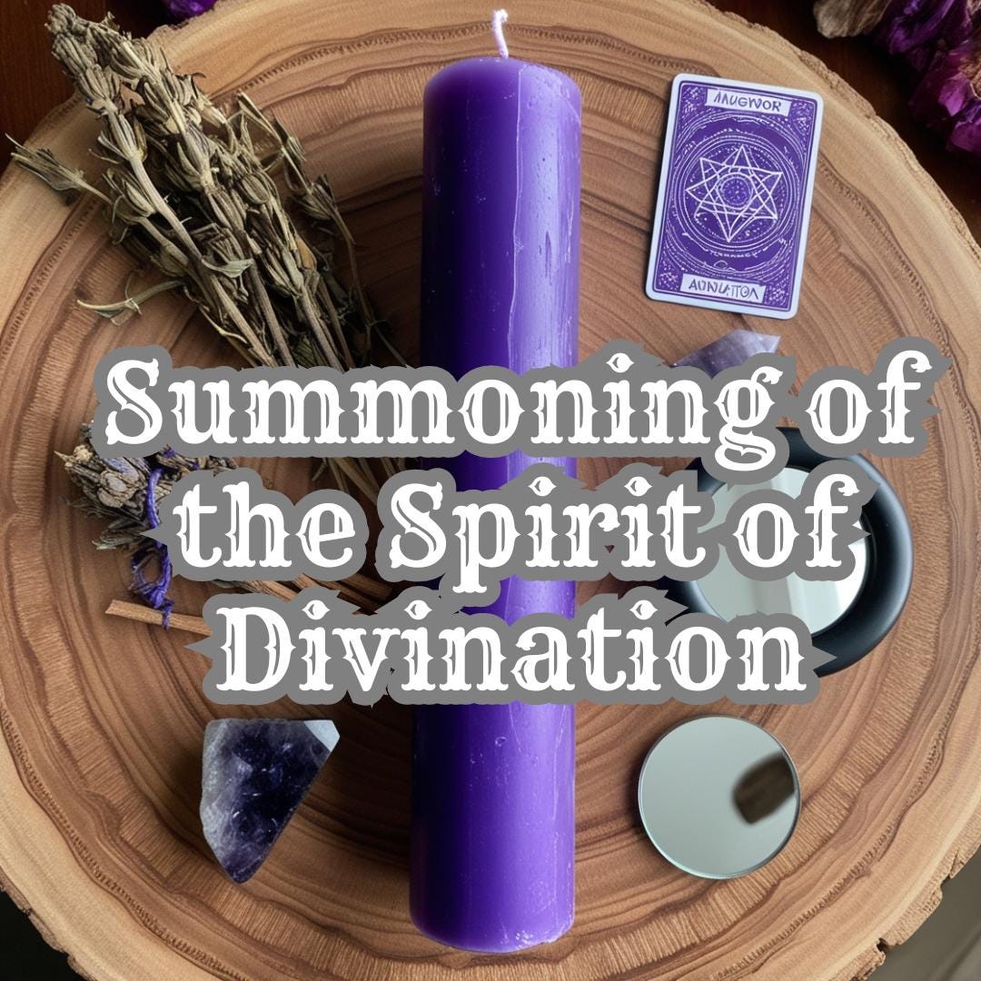 Summoning of the Spirit of Divination | Enhance Divination Skills ...