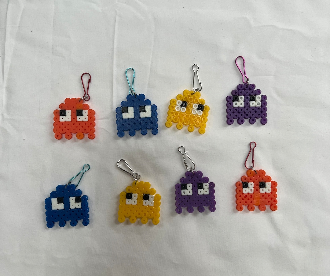 Pac Man Party Favors Zipper Pulls, Keychain - Etsy