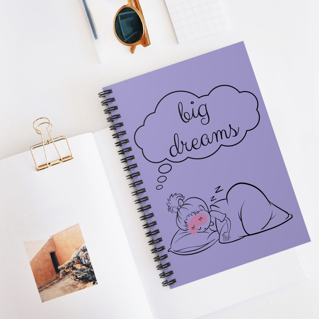 Cute Notebook, Cute Journal, Cute Notepad, Dream Journal, Blank Lined ...