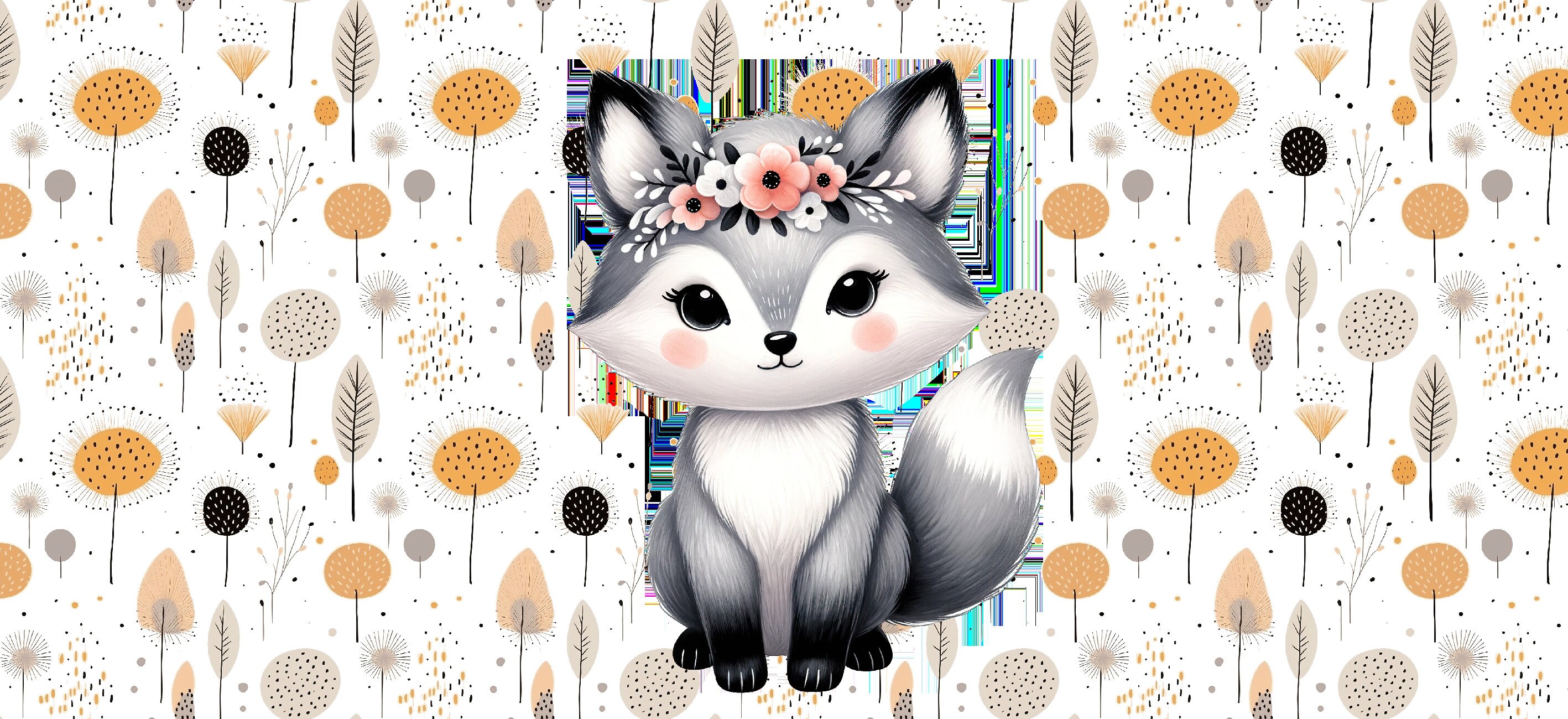 Foxy 16 Oz Libbey Glass Can Wrap Png Sublimation Digital Instant ...