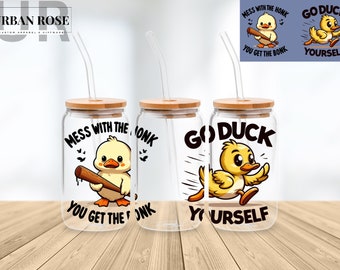 Princess 16 Oz Libbey Glass Can Wrap Png Sublimation Digital Instant ...