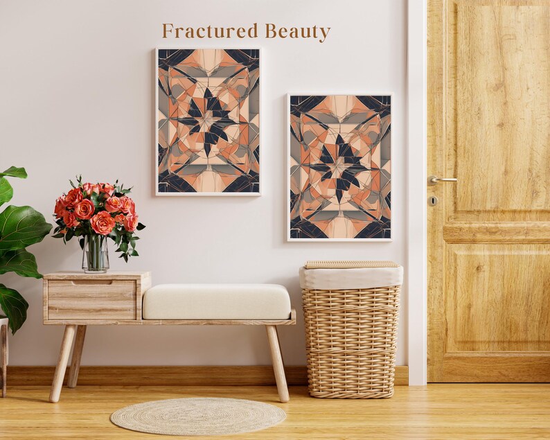 Fractured Beauty | Minimalistic Art | Geometric Design | Digital ...