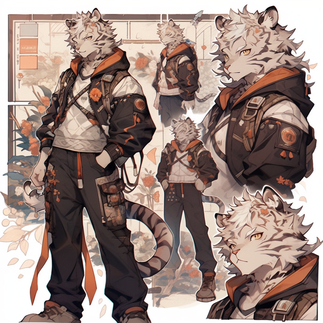 OC Adoptable 384 Tiger Boy Edition - Etsy
