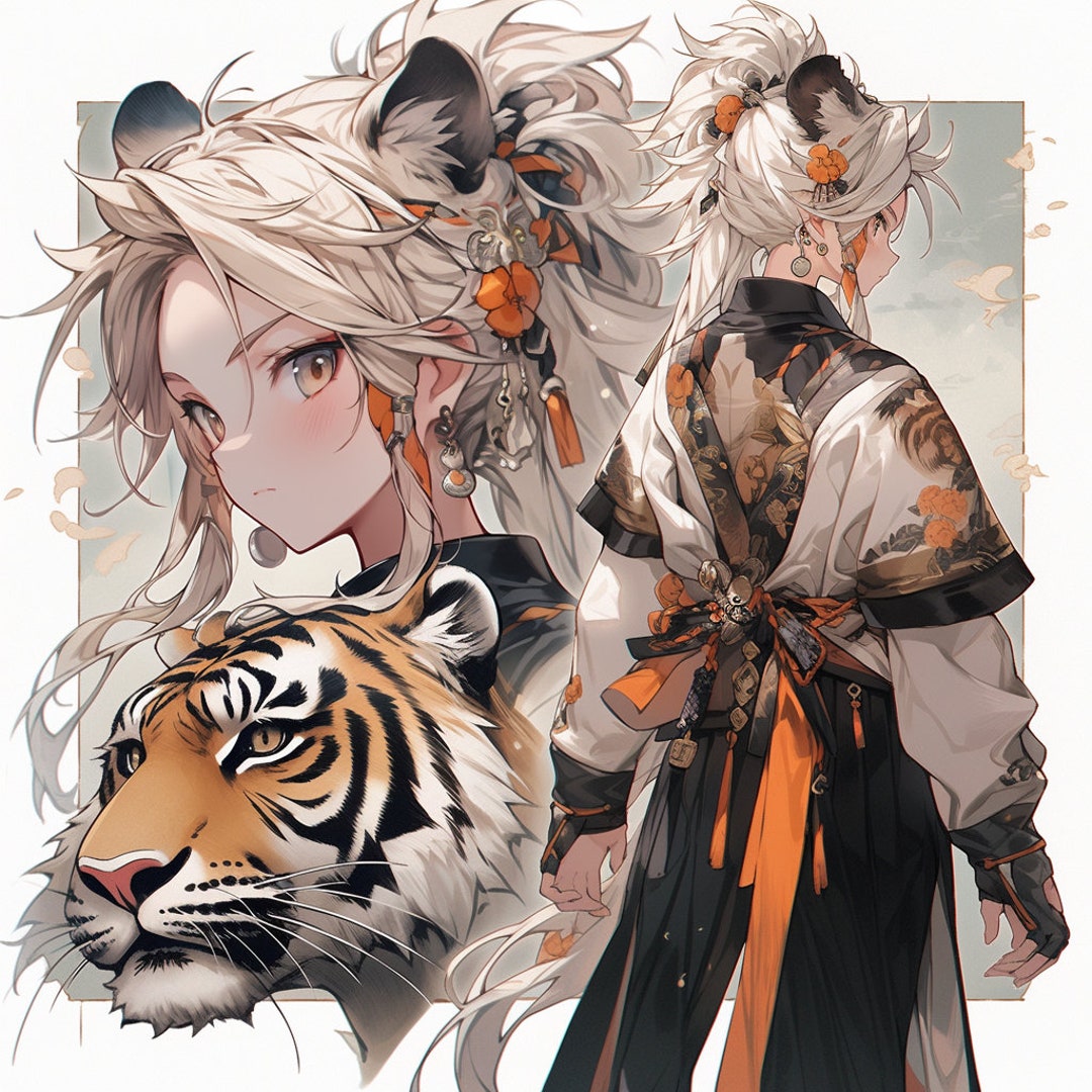 OC Adoptable 382 Tiger Edition - Etsy