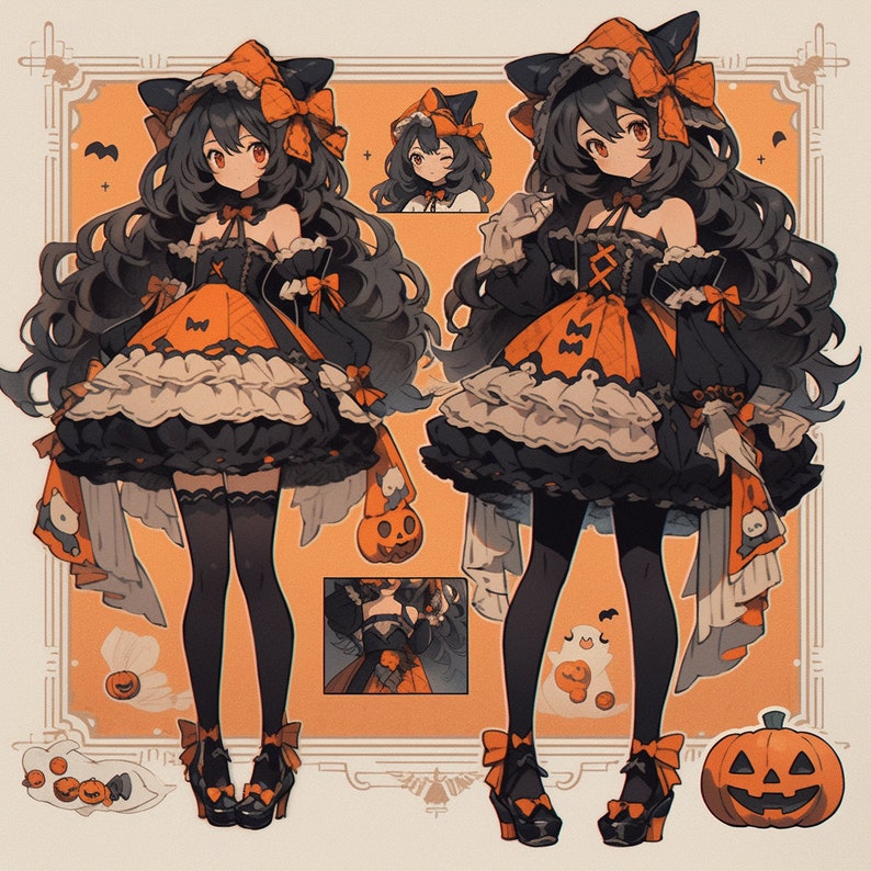 OC Adoptable 01 Halloween Edition - Etsy